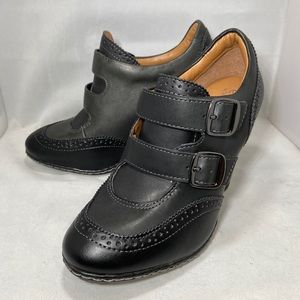 Eurosoft | Shoes | Eurosoft By Soft Asadura Monk Strap Heels Black 7m ...